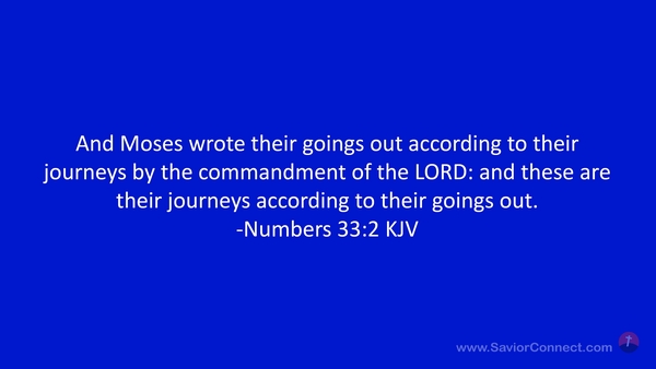 Numbers 33:2 KJV