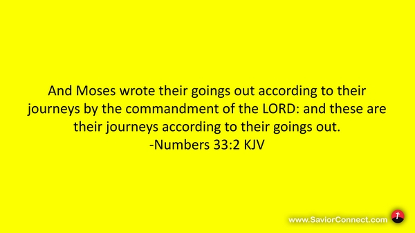 Numbers 33:2 KJV