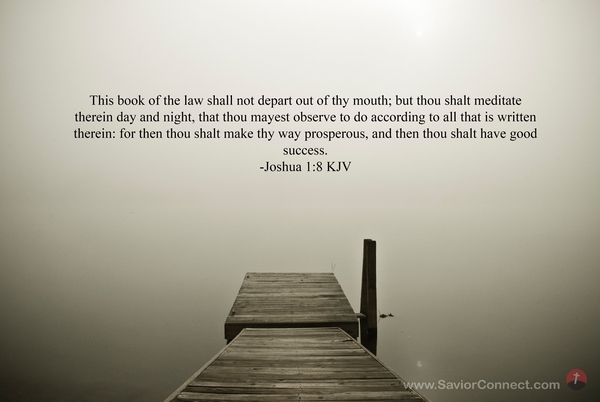 Joshua 1:8 KJV