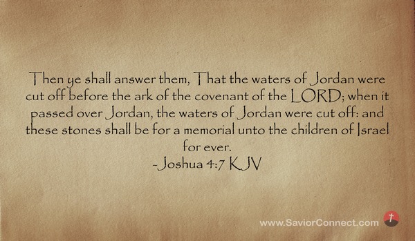 Joshua 4:7 KJV