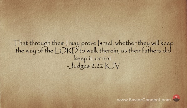 Judges 2:22 KJV