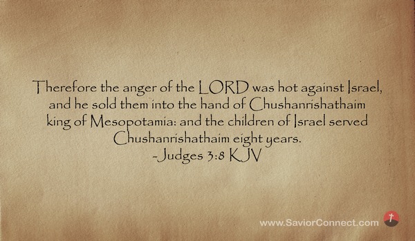 Judges 3:8 KJV