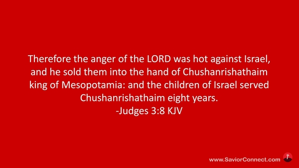 Judges 3:8 KJV