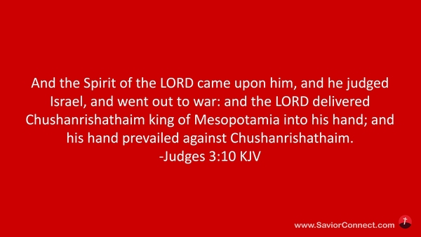 Judges 3:10 KJV