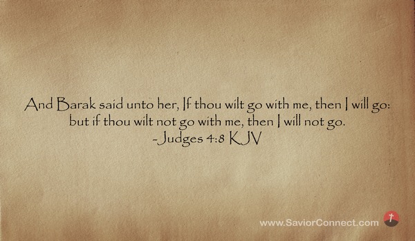 Judges 4:8 KJV