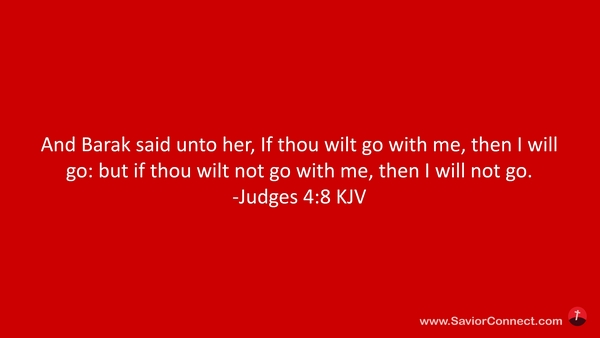 Judges 4:8 KJV