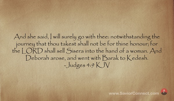 Judges 4:9 KJV