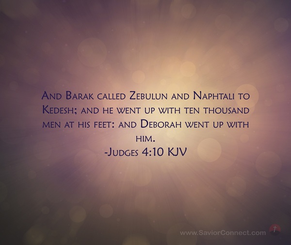 Judges 4:10 KJV