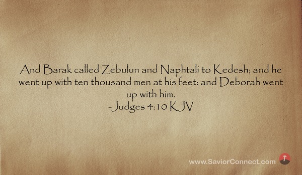 Judges 4:10 KJV