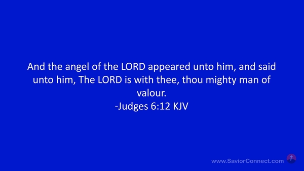 Judges 6:12 KJV