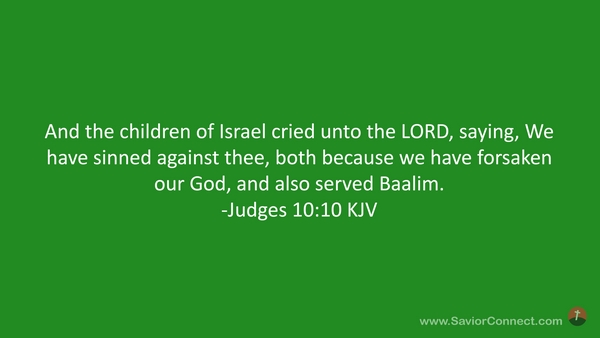 Judges 10:10 KJV