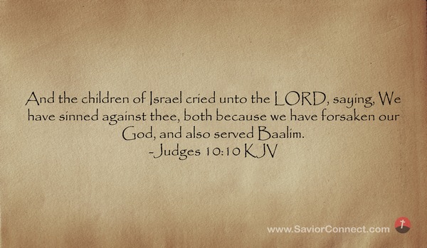 Judges 10:10 KJV