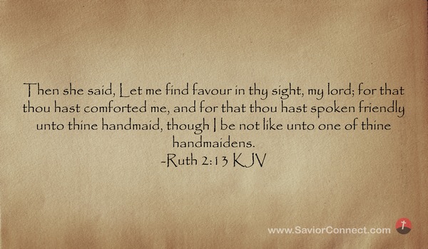 Ruth 2:13 KJV