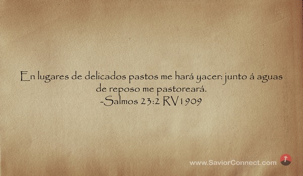 Salmos 23:2 RV1909