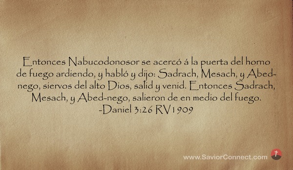 Daniel 3:26 RV1909