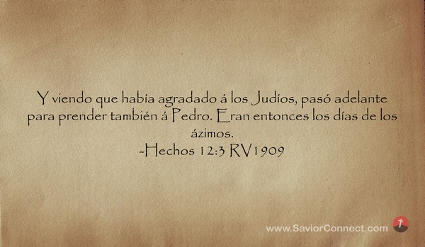 Hechos 12:3 RV1909