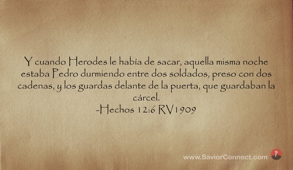 Hechos 12:6 RV1909