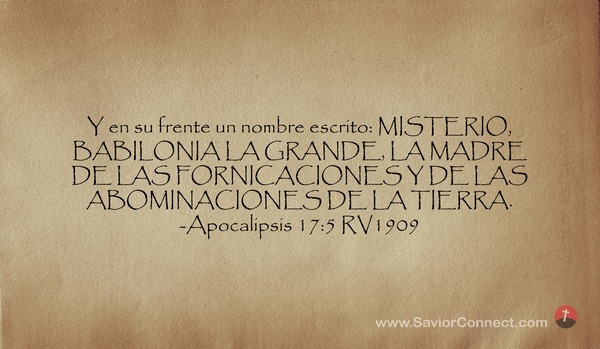 Apocalipsis 17:5 RV1909
