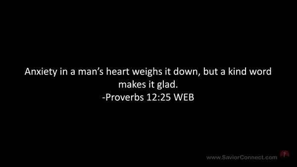 proverbs 12 v25