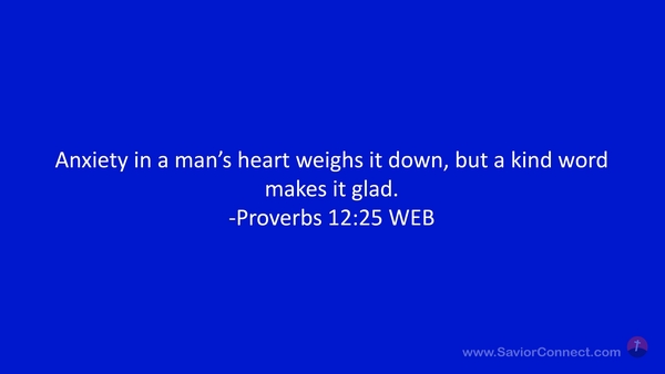 proverbs 12 v25