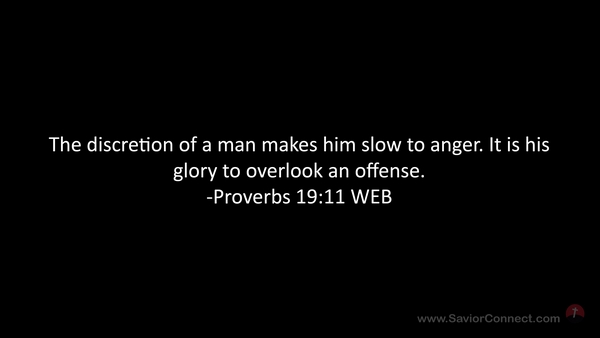 proverbs 19 v 11