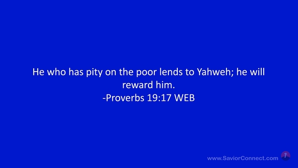 proverbs 19 v17