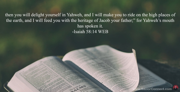 Isaiah 58:14 WEB