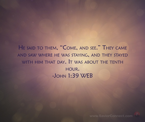 john 1 39 commentary