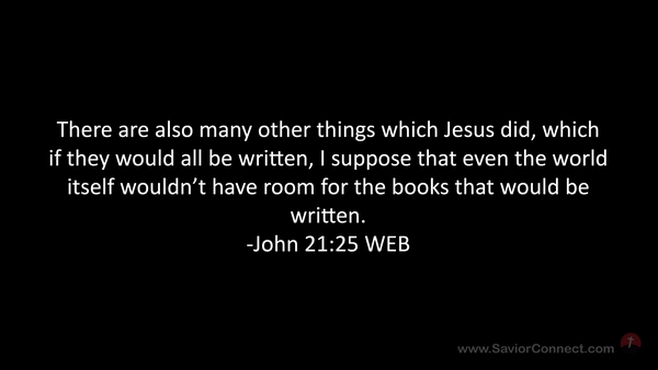 john 21 25