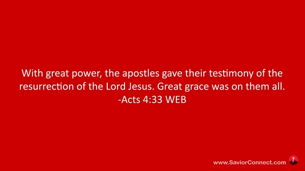 acts 4 33 commentary