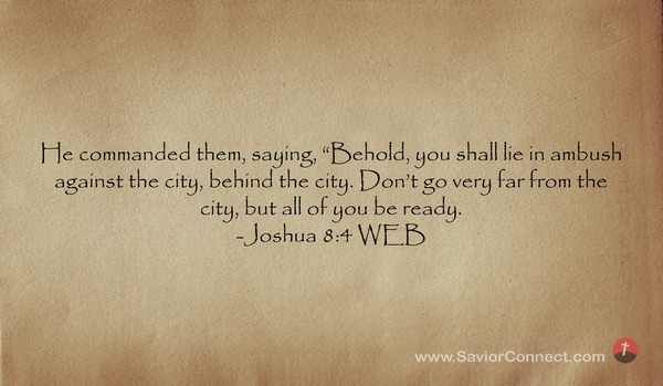 Joshua 8:4 WEB